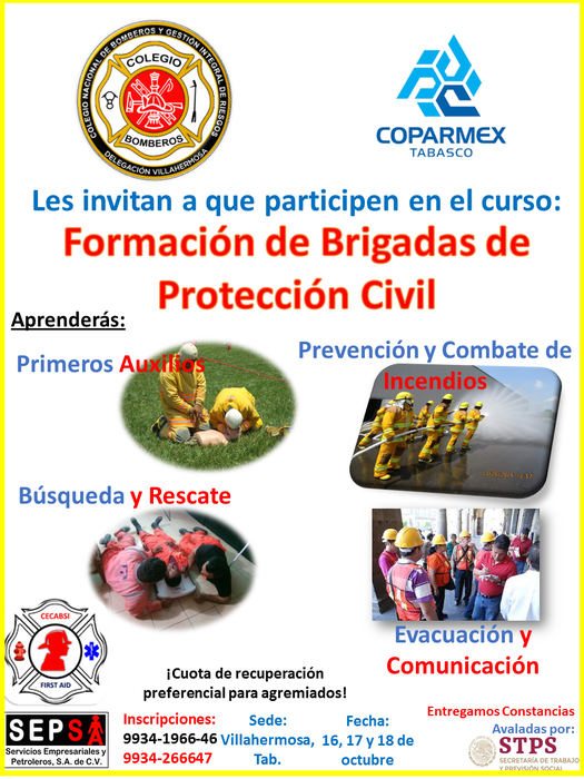 Curso “Formación de Brigadas de Protección Civil”